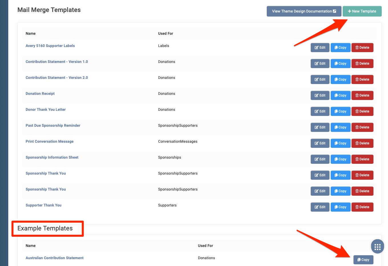 Mail Merge Templates - REACH®