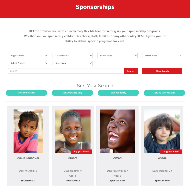 Sponsorships Overview - REACH®